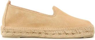 Manebì Espadrilles Suede Flat Espadrilles Beige
