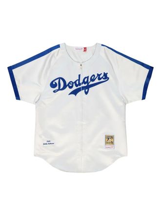 Mitchell & Ness chemise Jackie Robinson MLB Los Angeles Dodgers 1949 - Blanc