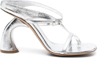 Dries Van Noten Femme, Chaussures, Gris, Taille: 41 EU Sandales &agrave; Talons Hauts
