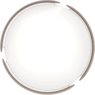 Eglo LED Deckenleuchte Valcasotto, 1 flammige Deckenlampe minimalistisch, Wohnzimmerlampe aus Metall in Mokka, Kunststoff in Wei&szlig;, LED Schlafzimmerlampe wa