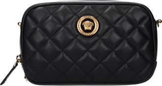 Versace Femmes Sacs en cuir noir et sacs ceinture