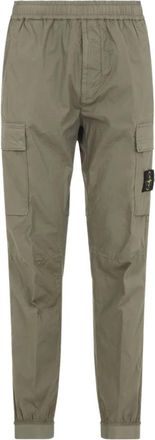 Stone Island Homme, Pantalons, Vert, Taille: W33 Slim-fit Pantalons