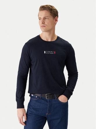 Tommy Hilfiger Longsleeve Brand Love Ls Tee MW0MW41454 Dunkelblau Slim Fit