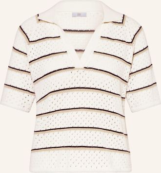 Riani Riani Strick-Poloshirt weiss