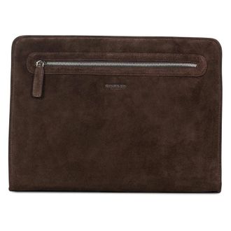 Howard London Laptoptasche Wildleder Kieran - - Bags - Herren - Braun - ONE SIZE