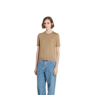 Gucci Beiger Cashmere-Mix-Pullover