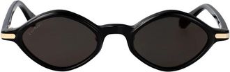Cartier Stylische Sonnenbrille Ct0540S - - Accessories - unisex - Schwarzk - 48 MM