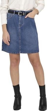 Only Onlwonder Hw DNM Skirt PIM Noos Jupe en Jean, Denim Bleu médium, XS Femmes