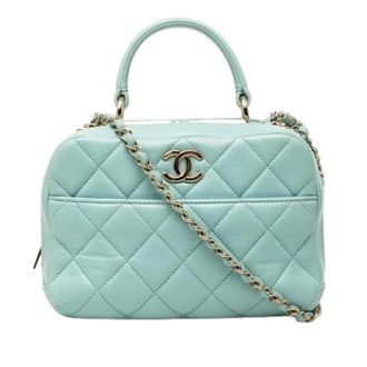 Chanel Sac bowling Trendy CC Pre-owned - Femme - Pre-owned - Bleu - Taille: ONE Size