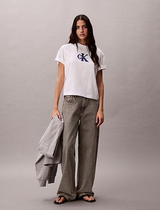 Calvin Klein T-shirt relaxed avec imprim&eacute; graphique et logo