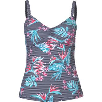 Firefly Damen 4034999 Tankini Mea II Tankini, Flower/Stripes, 44C