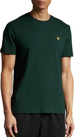 Lyle & Scott Hommes T-Shirt Uni Vert Foncé XXL