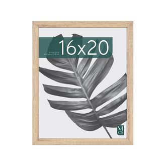 MCS Studio Gallery 41x51 cm Bilderrahmen Natürliche Holzmaserung, Vertikale & Horizontale Wandaufhängung, Großer Posterrahmen für Fotos, Poster, Kunst & D