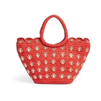 Paco Rabanne Tote Bag - - Bags - Damen - Rot - ONE SIZE