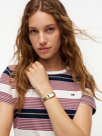 Tommy Jeans Rundhalsshirt TJW REG ESS JERSEY SS TEE EXT Baumwolle