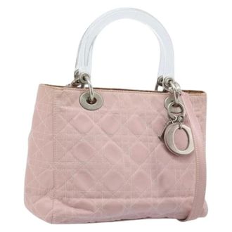 Dior Sac &agrave; main en nylon Pre-owned - Femme - Pre-owned - Rose - Taille: ONE Size