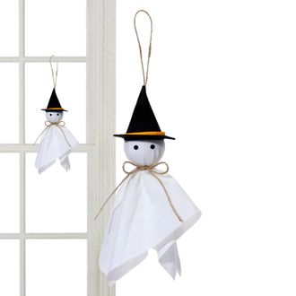 Generic Geisterdekoration, Miniatur-Dekorationen für Baum Halloween Geist | Figuren Party Dekoration für Wand Wohnzimmer Garten Terrasse Fenster Zweige