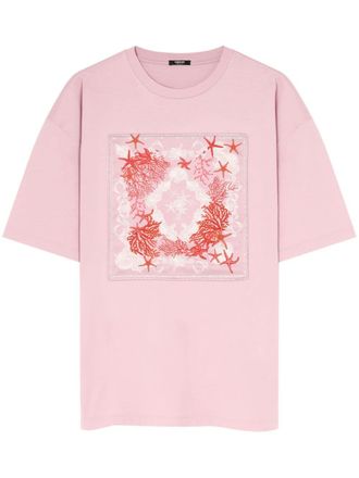 Versace t-shirt Barocco Sea - Rose
