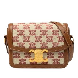 Celine Pre-owned Canvas Crossbody Bag - - Pre-owned - Damen - Beige - ONE SIZE