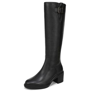 Vionic Bottes tendance Sonora pour femme, cuir noir, 10 Wide