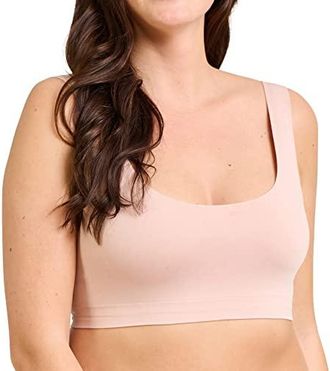 Sans Complexe Soutien Gorge Brassière Coques sans Armature, pour Femmes, Modèle So Confort 56LAG59, Nude, Moyen