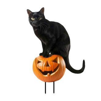 Generic Halloween-Hinterhof-Kunst - Eisengarten-Dekorationsstangen, Ornamente für den Außenbereich | Hähnchenhähnchen für Hühnergarten Halloween-Garten und Ga