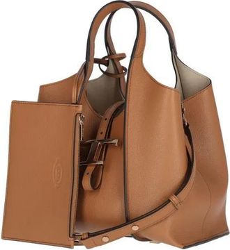 Tod's Tods Hobo Bags - T-Timeless Mini Bag, In Brown Hammered Calfskin - Gr. unisize - in Braun - f&uuml;r Damen