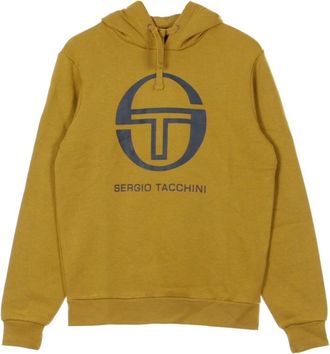 Sergio Tacchini Bone Brown Hoodie Sweater - - Sweatshirts & Hoodies - Herren - Braun - 2XL