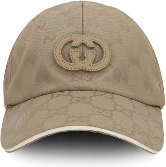 Gucci Baseballkappe mit GG-Muster - Nude
