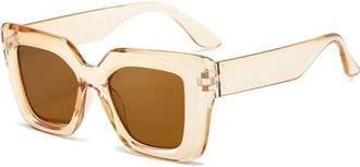 Generic Lunettes De Soleil Dext&eacute;rieur &Agrave; Monture Large For Hommes Et Femmes, Id&eacute;ales For Les Trajets Domicile-travail, Vacances Le Sport(Orange)