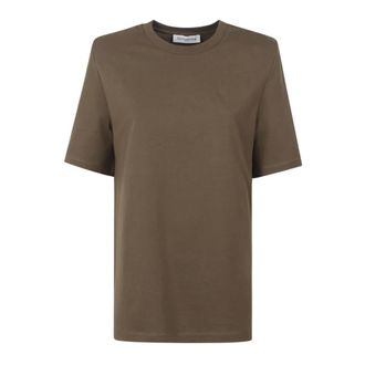 Frankie Shop Femme, Tops, Vert, Taille: 36 FR Carrington Padded Shoulder Tee