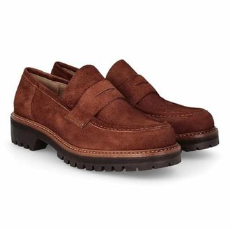 Lince Lince Mocasin Comodo | Semelle en caoutchouc | Semelle int&eacute;rieure en gel amovible | I53403 | Fabriqu&eacute;es en Espagne, Cuir daim, 36 EU