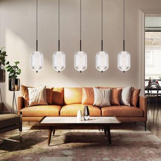 Globo Lighting Pendelleuchte Esstischlampe Hängelampe led Tageslicht Wohnzimmerleuchte 3 Stufen