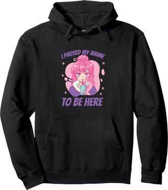 JD Williams Lustig, ich Habe Meinen Anime angehalten, um, sei, Hier Otaku Introvert Graphic Pullover Hoodie