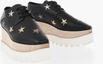 Stella McCartney Derby-Schuhe ELYSE aus Eco-Leder mit 9 cm Plateau-Sohle Stella McCartney