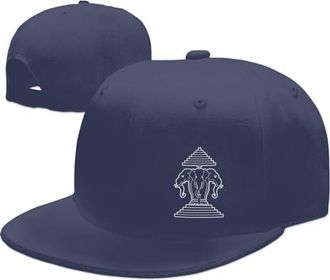 Generic &Eacute;l&eacute;phant &Agrave; Trois T&ecirc;tes du Laos Homme Femme Snapback Chapeau Mode Casquette De Baseball Protection Solaire Strapback Cap pour Camping Adulte Golf