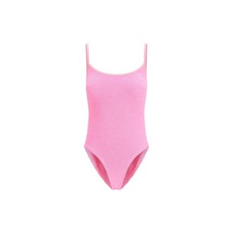 Hunza G Femme, Maillots de bain, Rose, Taille: ONE Size Maillot de bain une pi&egrave;ce en polyamide