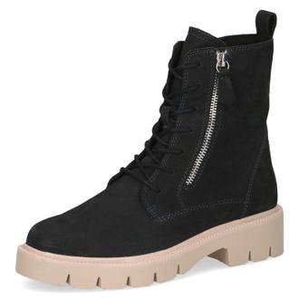 Caprice Caprice Damen Stiefeletten aus Leder mit Rei&szlig;verschluss, Blau (Ocean Nubuc), 41 EU