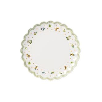 Villeroy & Boch Easter Delight Fr&uuml;hst&uuml;cksteller gr&uuml;n, Kleiner Teller Ostern, Oster Dessertteller Keramik, Oster Geschirr, Premium Porzellan
