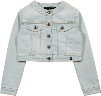 Patrizia Pepe Femme, Vestes, Bleu, Taille: 40 FR Veste Courte en Jean