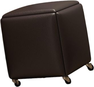 Generic Mehrzweck-Sitz/Tritthocker, stapelbare Hocker mit Rollen, Fu&szlig;hocker-Schminkstuhl, for Balkon, Innenhof, B&uuml;ro, Schlafzimmer(Color 5,35x35x36cm)