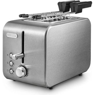 DeLonghi DeLonghi CTX 2203 Toaster 2 Scheibe(n) Silber 550 W