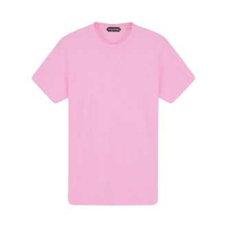 Tom Ford Homme, Tops, Rose, Taille: M Cotton Silk T-shirt