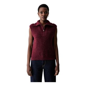 Mos Mosh MOS Mosh - Gilet en maille - Femme - Pulls - Rouge - Taille: 42 FR