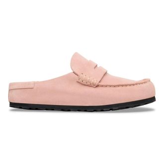 Birkenstock Naples Wrapped Suede Regular Pink Clay - - Shoes - Damen - Rosa - 39 EU