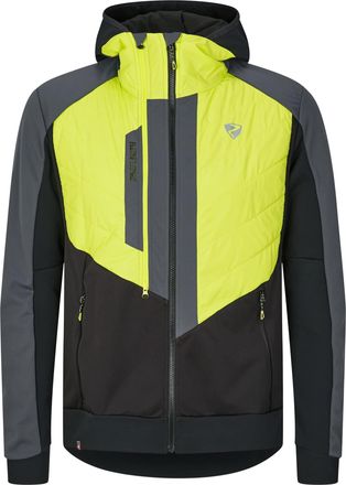 Ziener Herren NALIK Softshell- / Hybrid-Jacke Skitour | atmungsaktiv, winddicht, Primaloft, bitter lemon, 52
