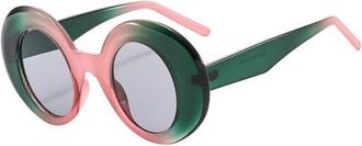 Generic Lunettes De Soleil Rondes For Hommes Dext&eacute;rieur For Femmes(Green)