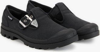 Palladium Chaussures Pampa M-Jane Washed en coton piqu&eacute; m&eacute;lang&eacute;