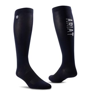 Ariat TEK Essential Performance Socks in Navy, Size OS