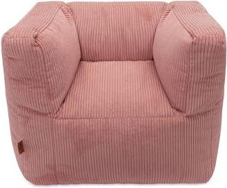 Jollein Kindersessel Corduroy Wild Rose - Weicher Kinder Sessel aus Cordstoff für Kleinkinder - Leicht & Gemütlich - Perfekt fürs Kinderzimmer - Altrosa